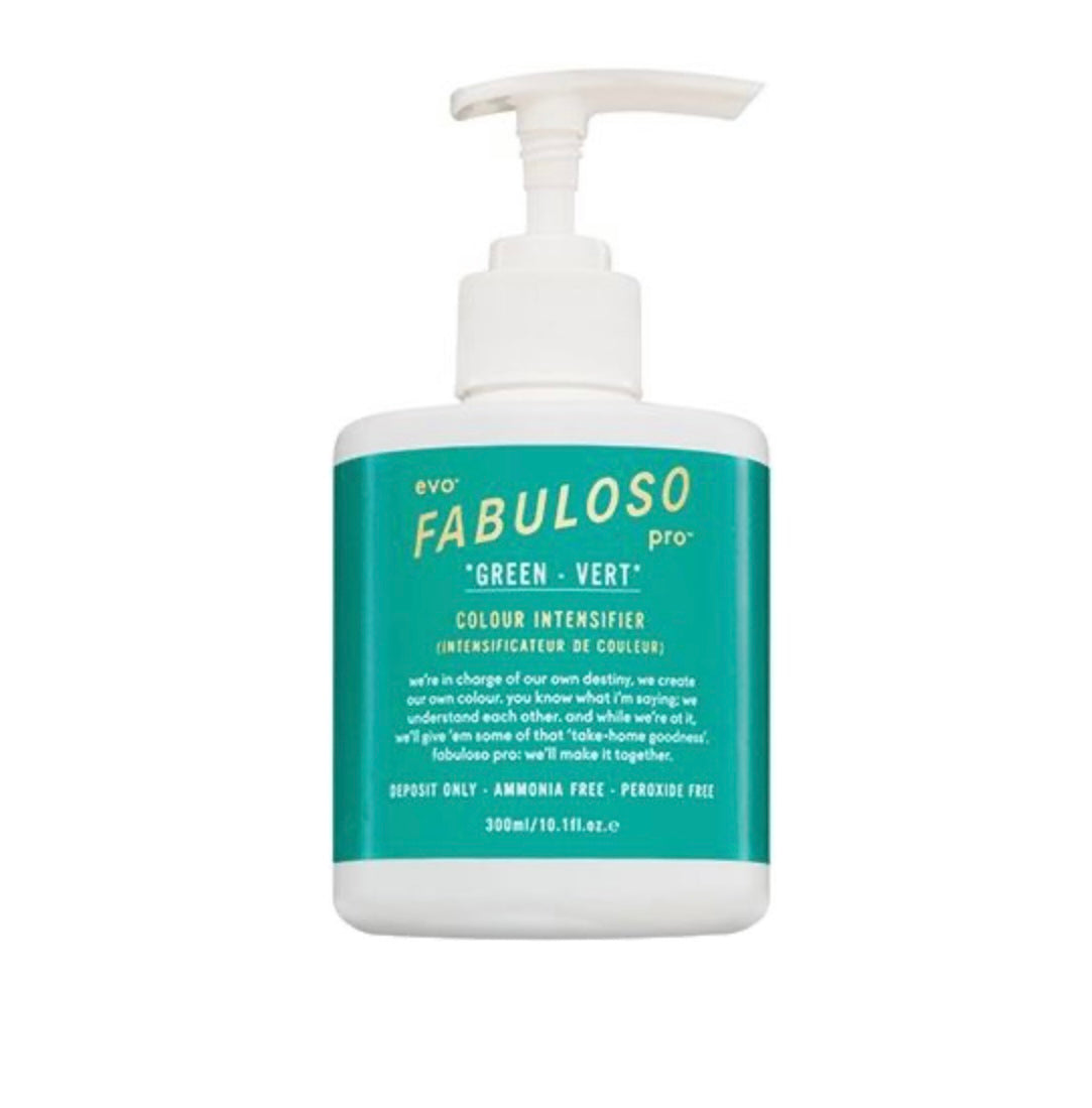Evo Fabuloso Pro Colour Intensifier, Green 300ml | BeautySuperstore#1
